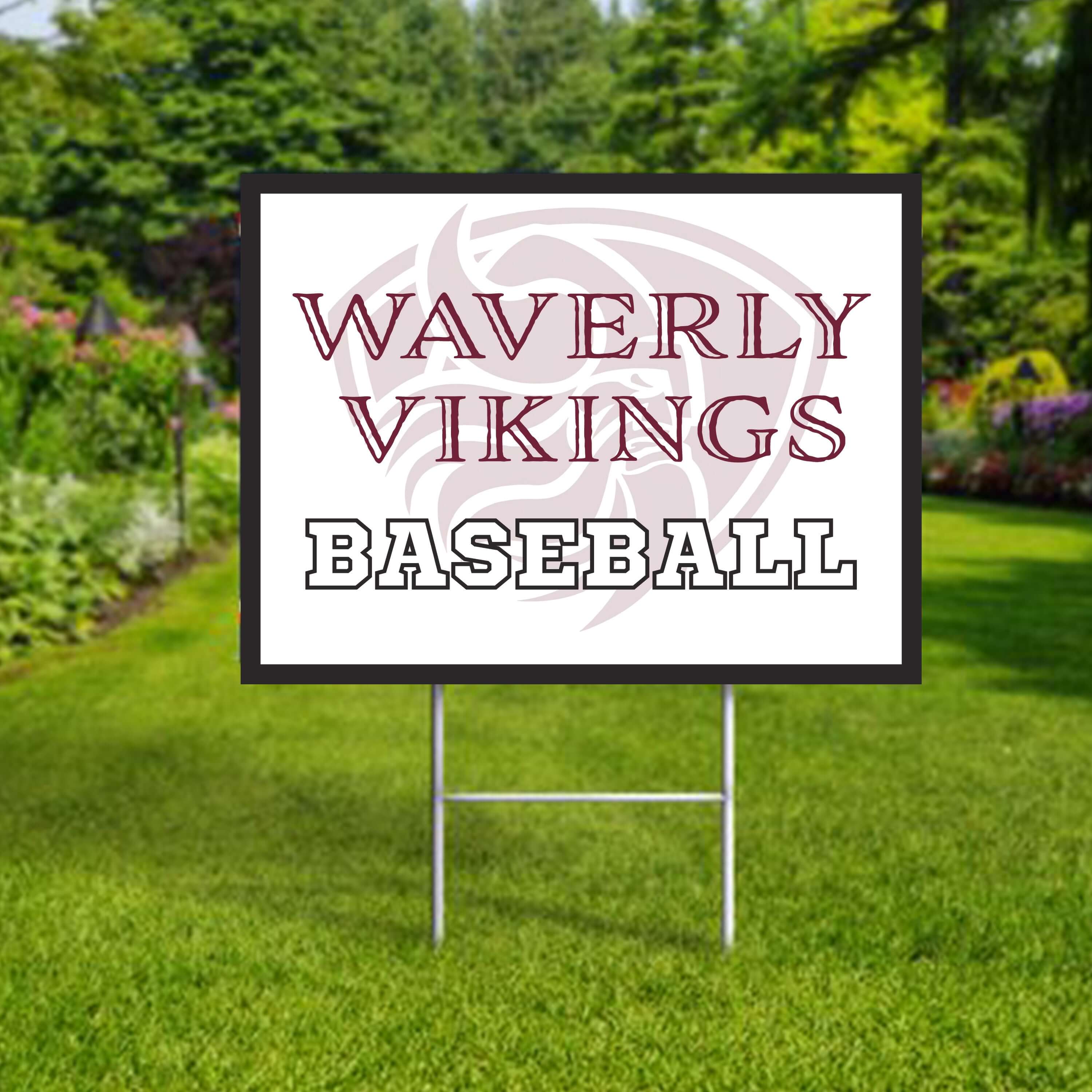 Custom Yard Signs - Waverly Vikings