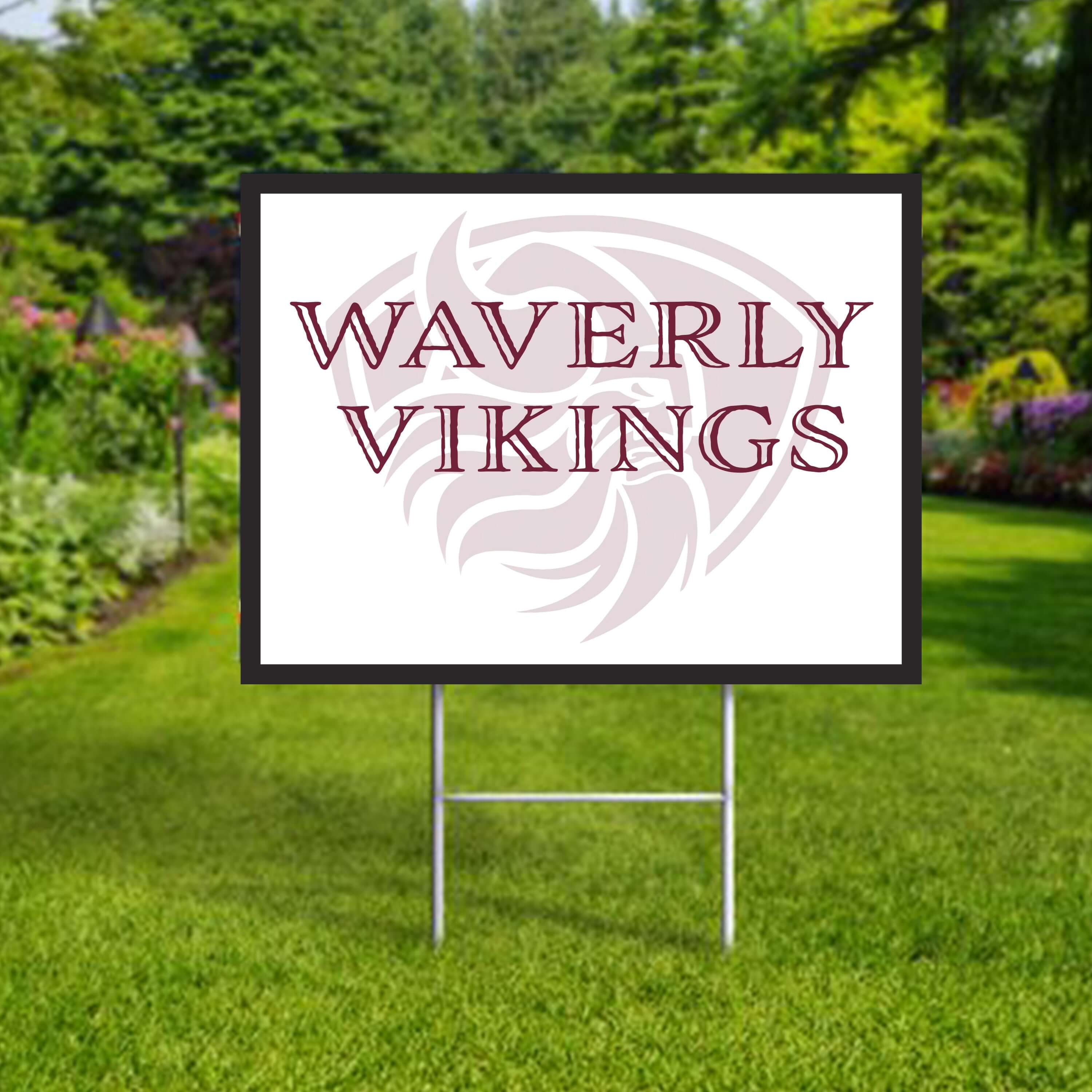 Custom Yard Signs - Waverly Vikings