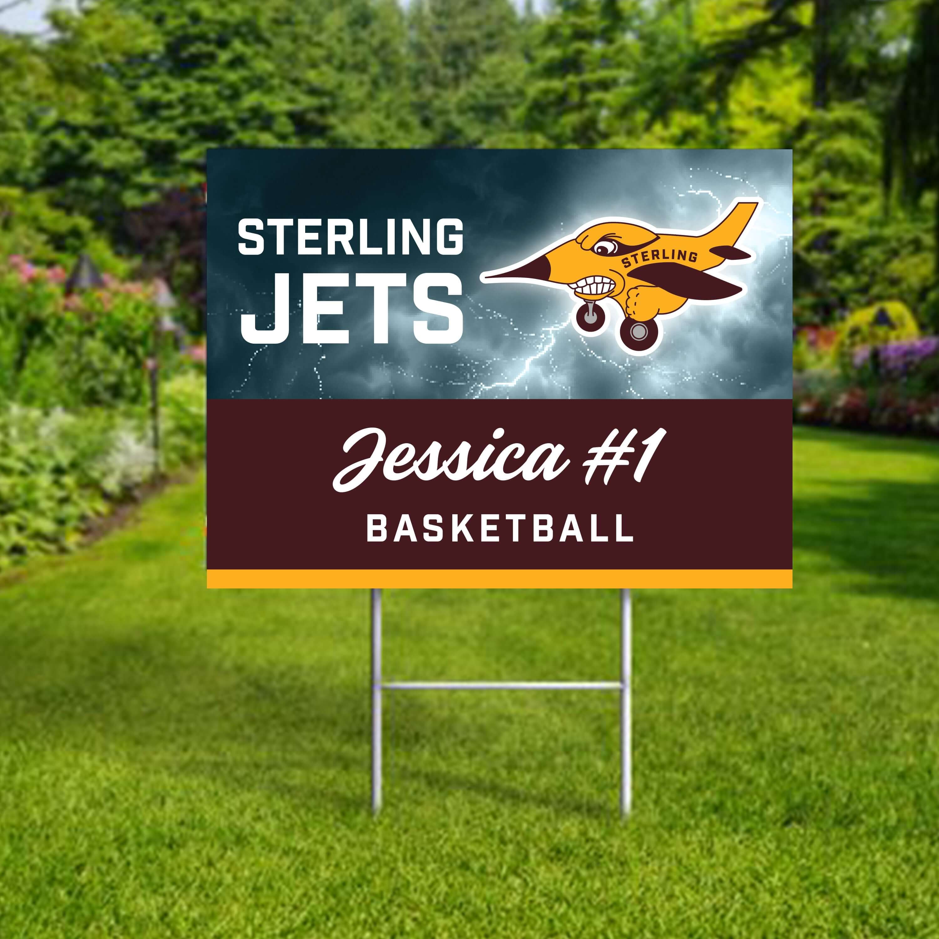 Custom Yard Signs - Sterling Jets
